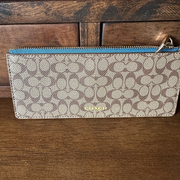 Coach | Bags | Coach Signature C Slim Single Zip Wallet | Poshmark